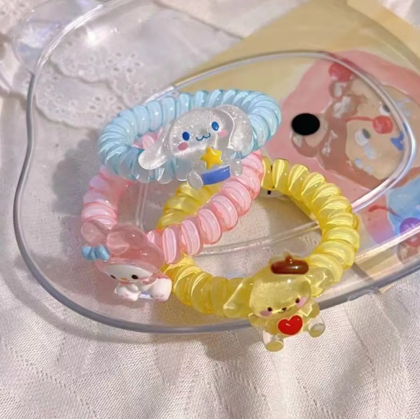 New Midori Gifts Sanrio Telephone Wire Hair Tie - Cutest Products